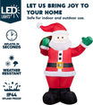 Large Waving Santa Inflatable (6 ft) – JOIEDOMI