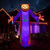 Jumbo Pumpkin Wizard Inflatable (8 ft) – Joiedomi