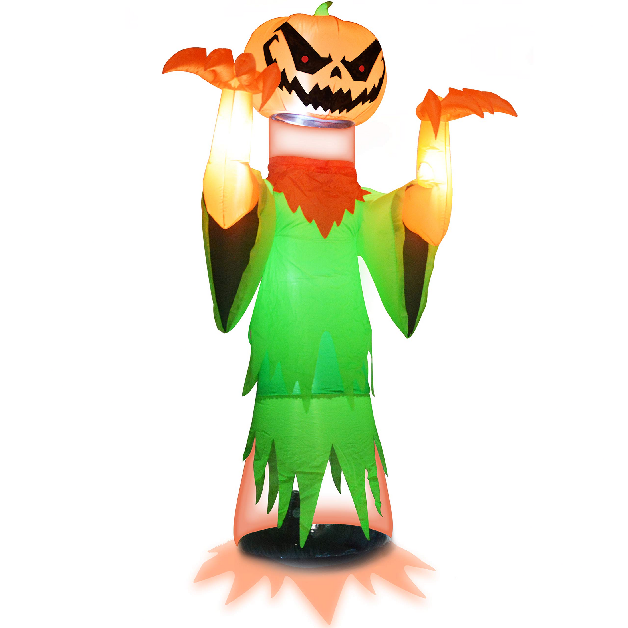 8 FT TALL FLOATING HEAD PUMPKIN WIZARD – JOIEDOMI