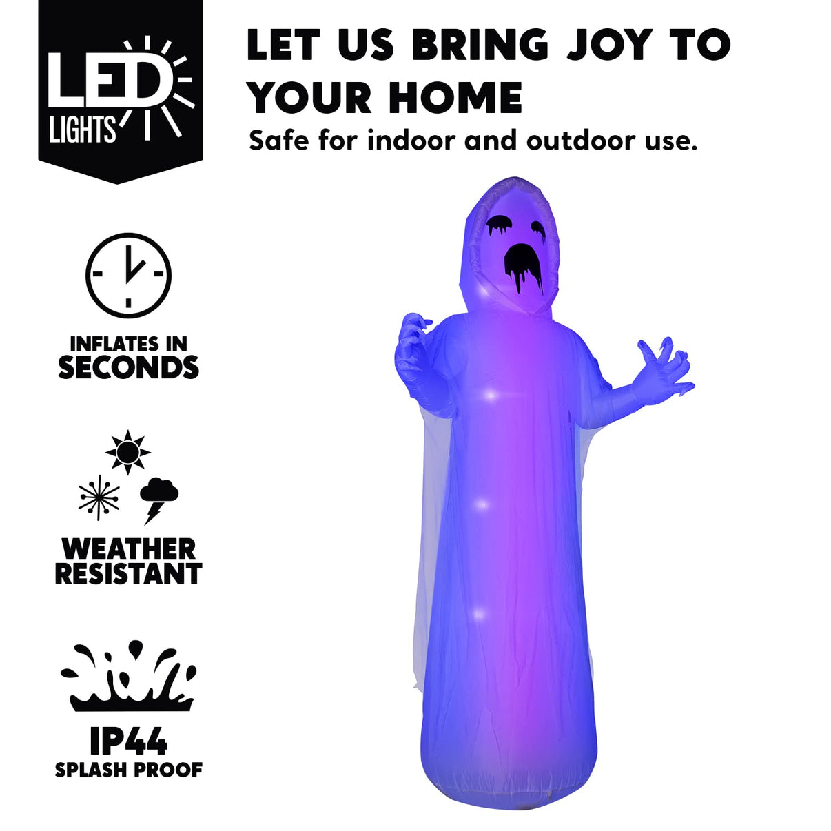 JUMBO SPOOKY SCARY HORROR GHOST INFLATABLE – JOIEDOMI