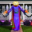 Jumbo Pumpkin Wizard Inflatable (8 ft) – Joiedomi