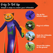 Jumbo Pumpkin Wizard Inflatable (8 ft) – Joiedomi