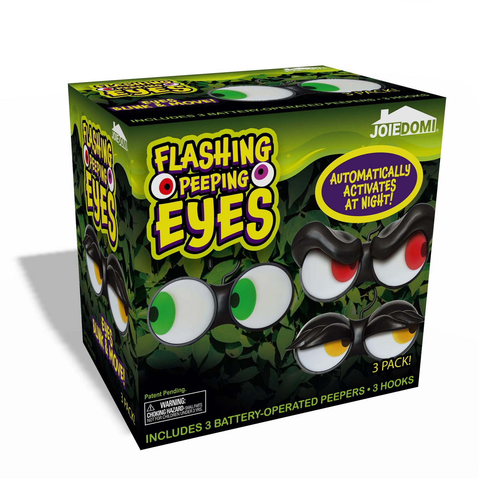 Halloween Flashing Peeping Eyes Lights (3 Pack); Dark-activated – JOIEDOMI