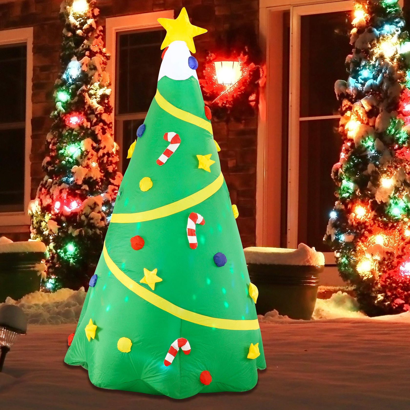 Jumbo Christmas Tree with Lights Inflatable (8 ft) – JOIEDOMI